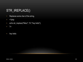 String functions | PPT