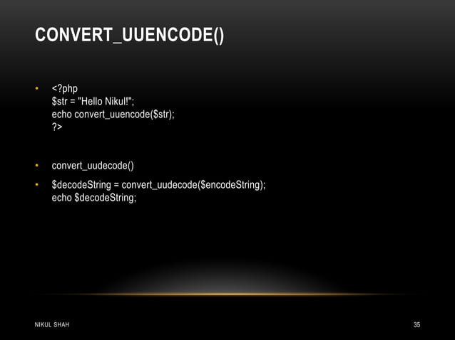String functions | PPT