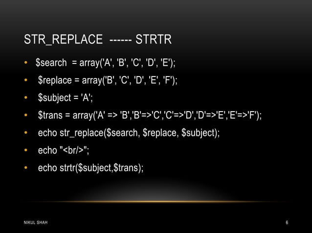 String functions | PPT