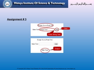 String functions and operations | PPT | Web Development | Internet