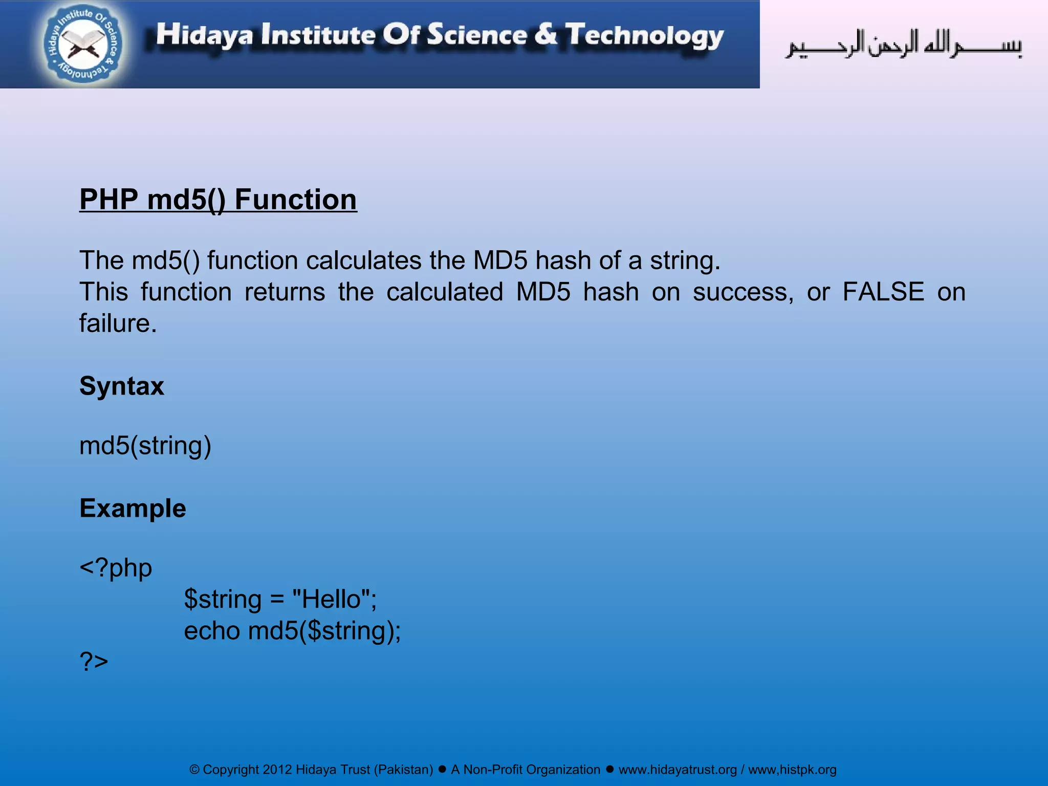 String functions and operations | PPT | Web Development | Internet