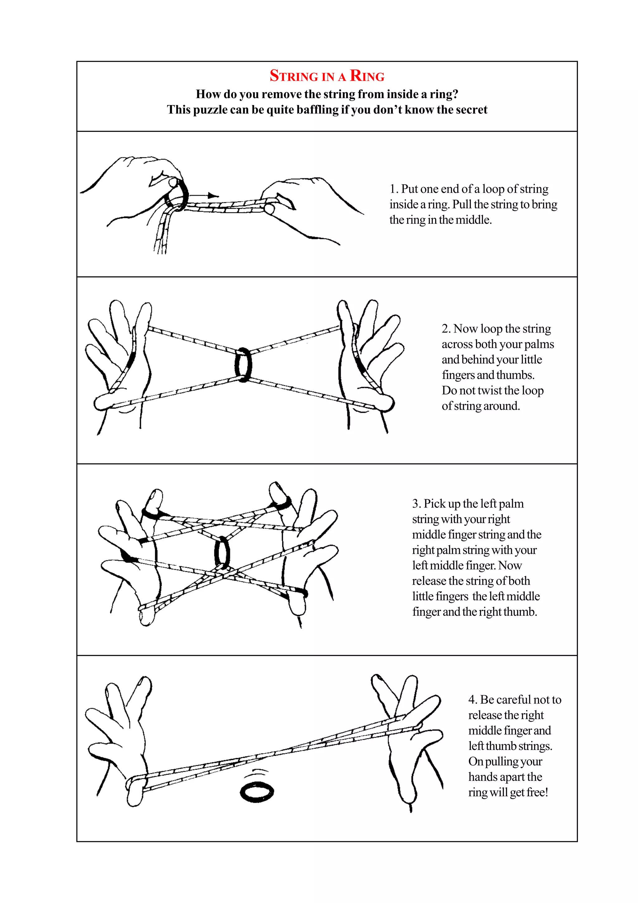 실뜨기 놀이 String games | PDF