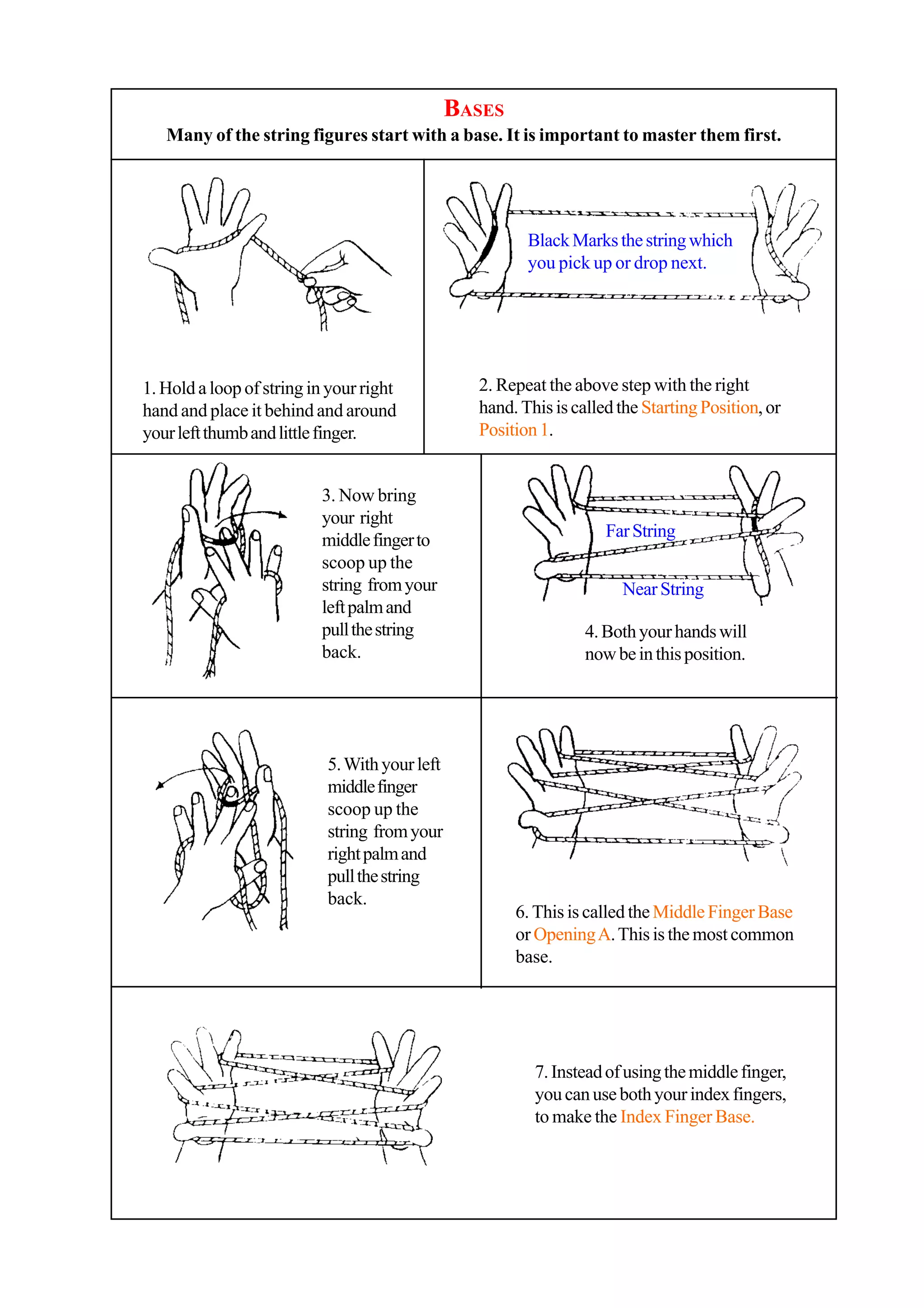 실뜨기 놀이 String games | PDF