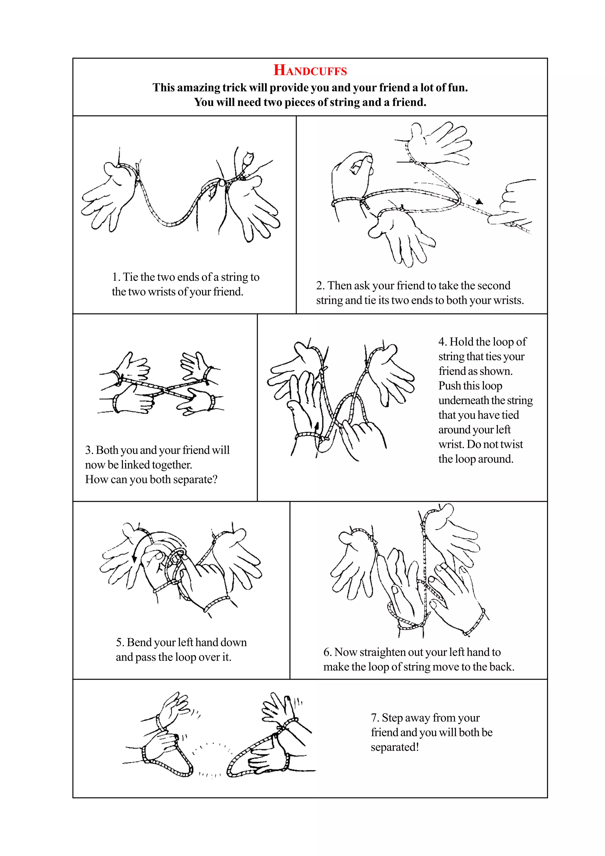 실뜨기 놀이 String games | PDF