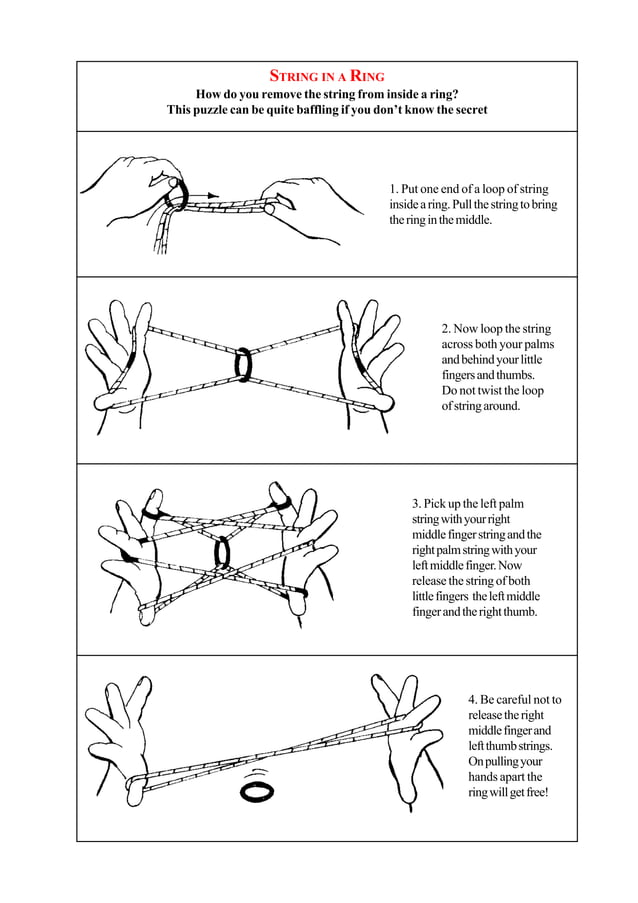 실뜨기 놀이 String games | PDF
