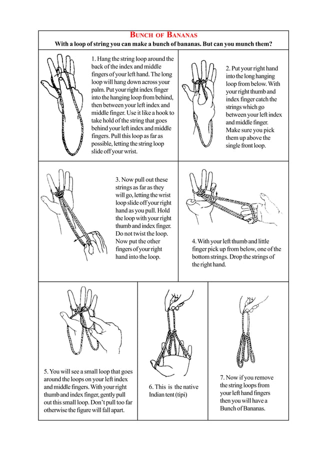 실뜨기 놀이 String games | PDF