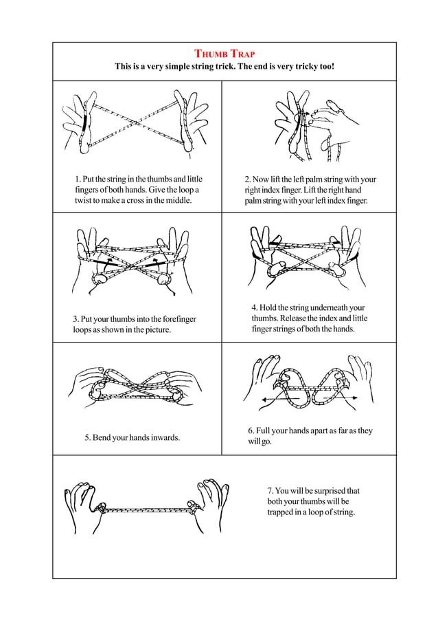 실뜨기 놀이 String games | PDF