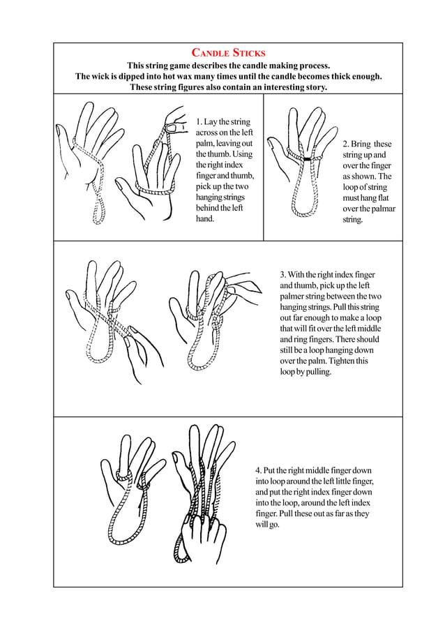 실뜨기 놀이 String games