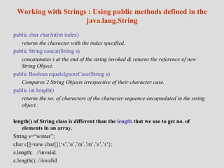 String Handling | PPT