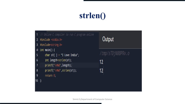 String Handling Functionspdf Programming Languages Computing 8354