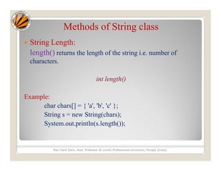String handling(string class) | PDF