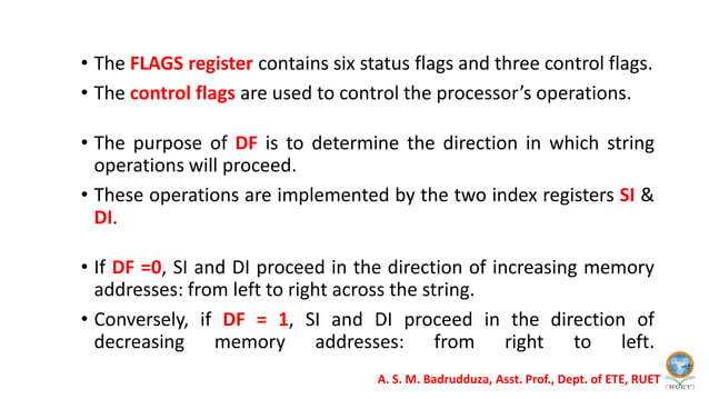 8086 String Instructions.pdf | Programming Languages | Computing