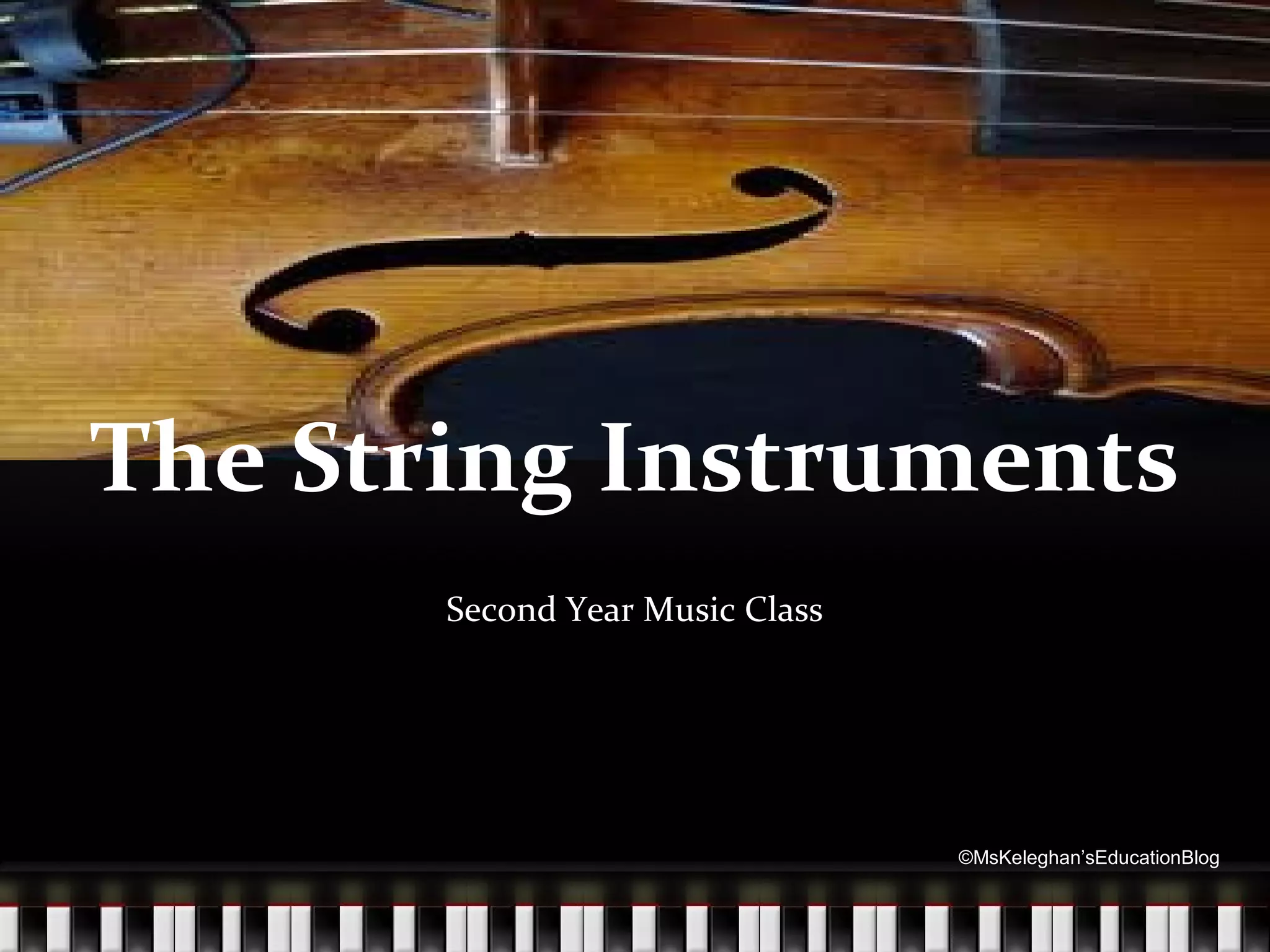 String instruments | PPT