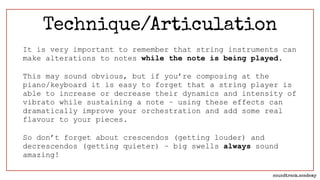 String Instruments: Orchestration | PPT