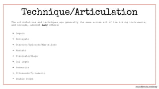 String Instruments: Orchestration | PPT
