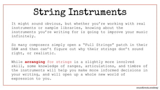 String Instruments: Orchestration | PPT