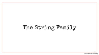 String Instruments: Orchestration | PPT