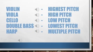 String instruments | PPTX