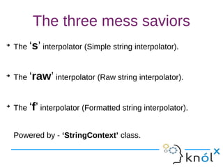 String interpolation | PPT