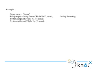 String Interpolation in Scala | ODP | Programming Languages | Computing