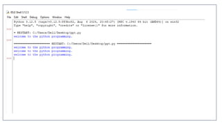 presentation on python string manipulation | PPTX
