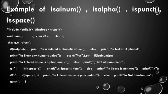 String Manipulation Function and Header File Functions | PPT