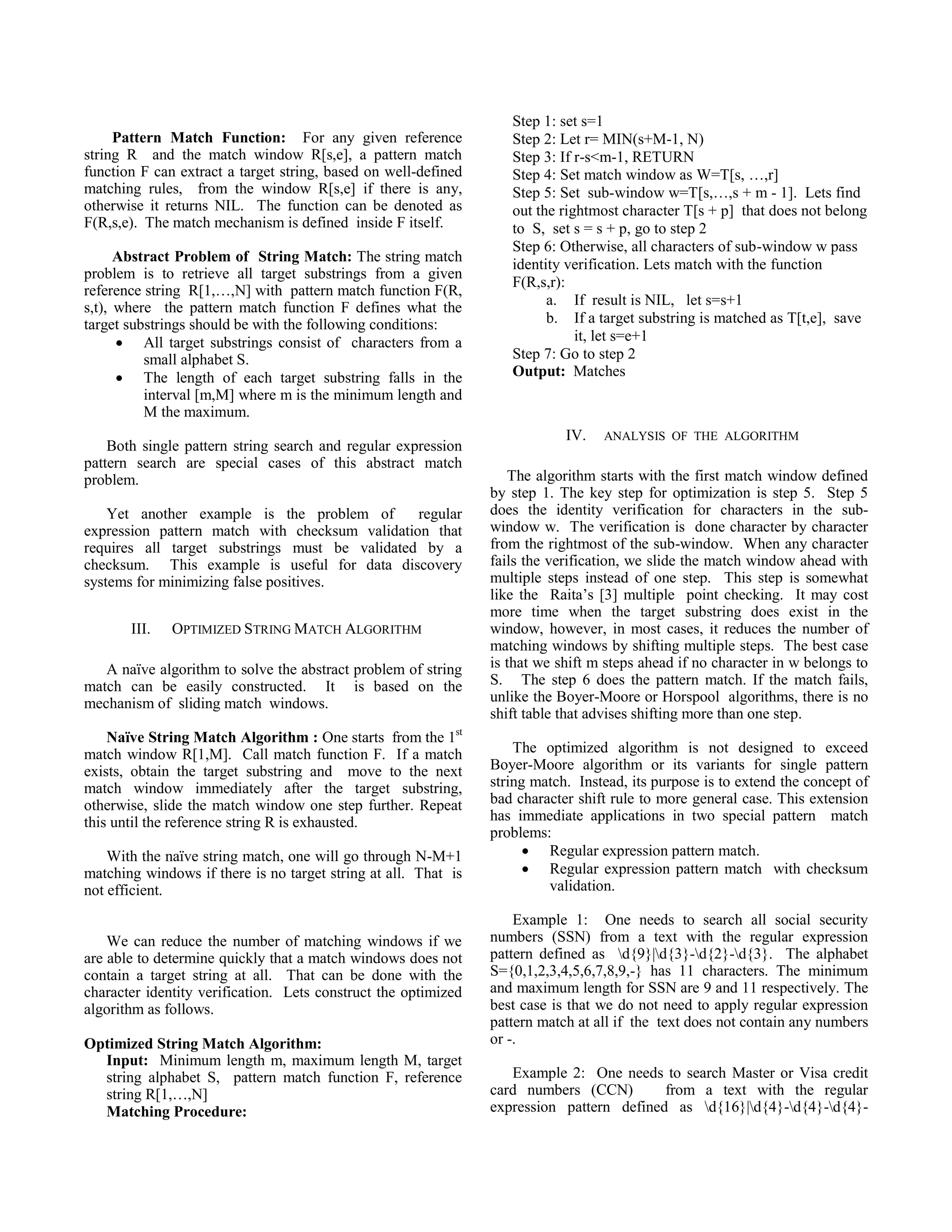 Extending Boyer Moore Algorithm To An Abstract String Matching Problem Pdf 9445