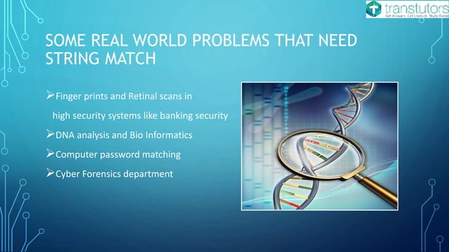 String Match | Computer Science | PPT