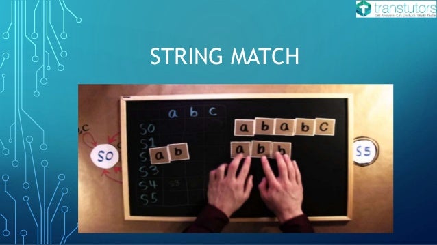 String Match Computer Science 