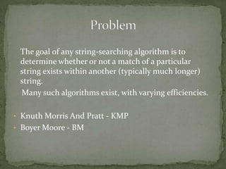 STRING MATCHING | PPT