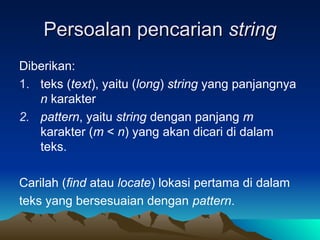 String Matching ingormatika kelas xi.ppt