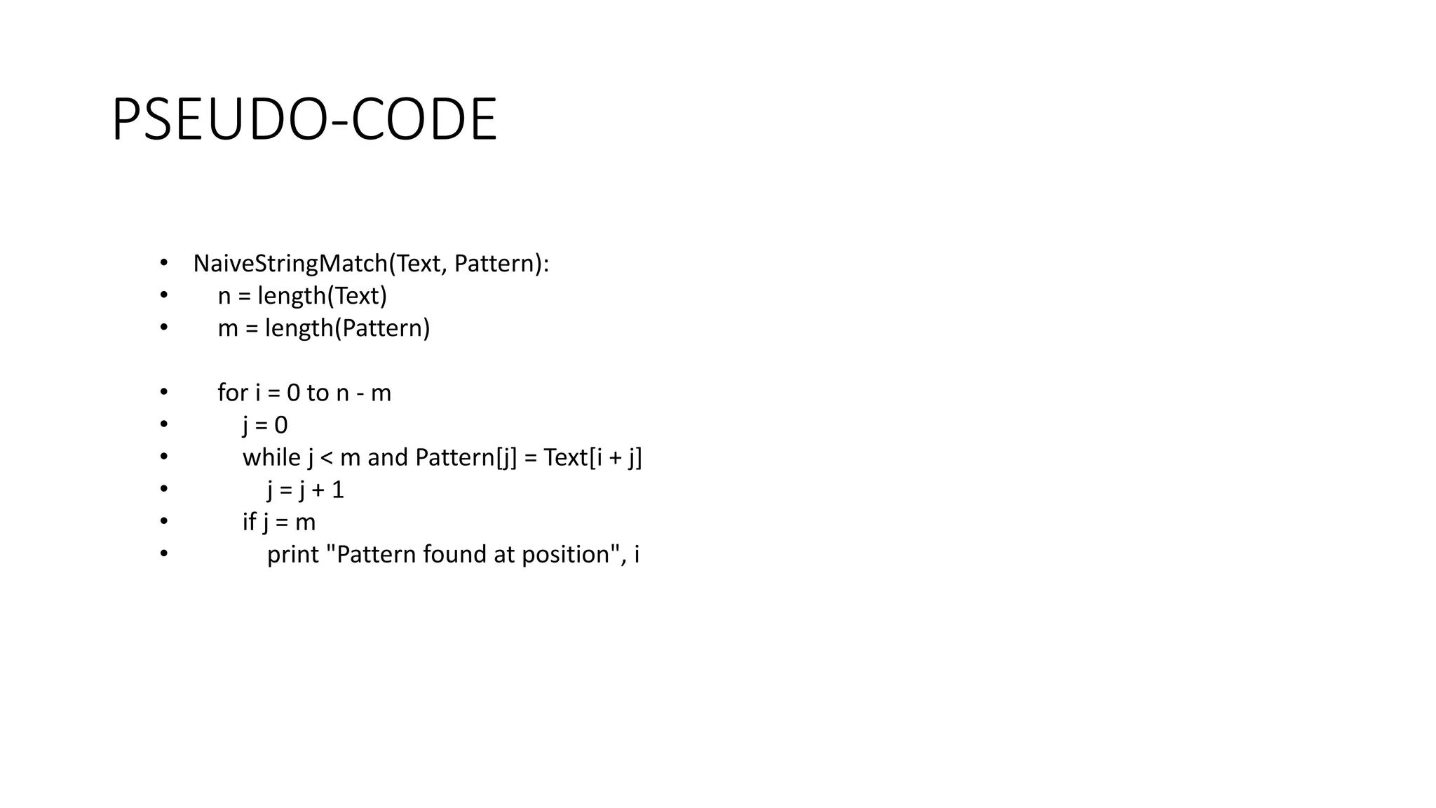 String Matching Algorithm String Matching Algorithm String Matching Algorithm Ppt
