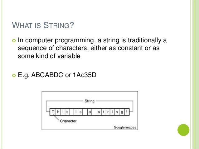 String matching algorithms String matching algorithms