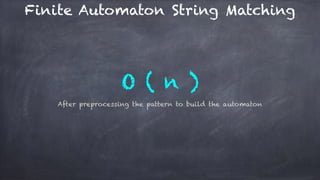 String matching algorithms | PPT