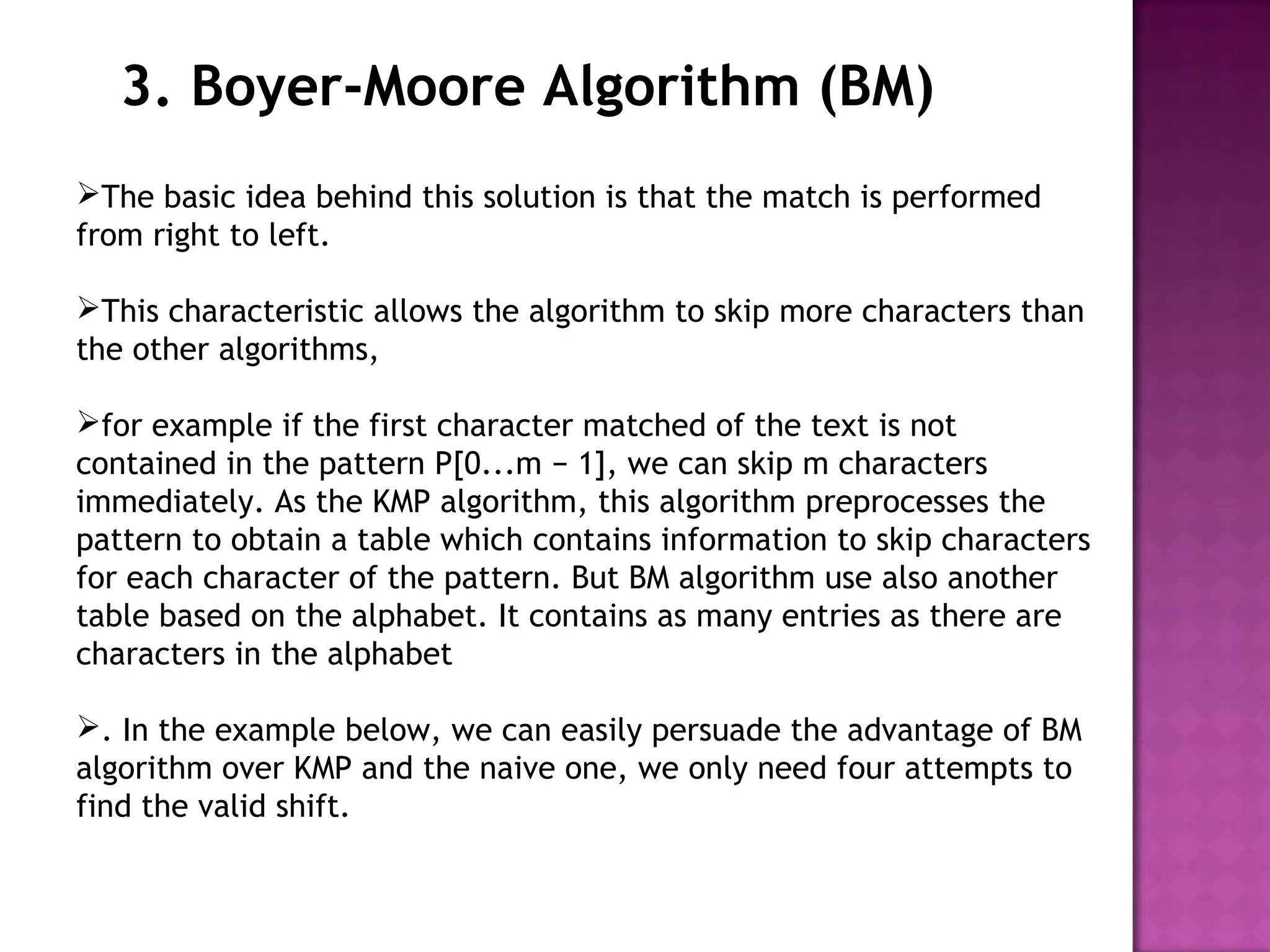 String Matching Algorithms Ppt 