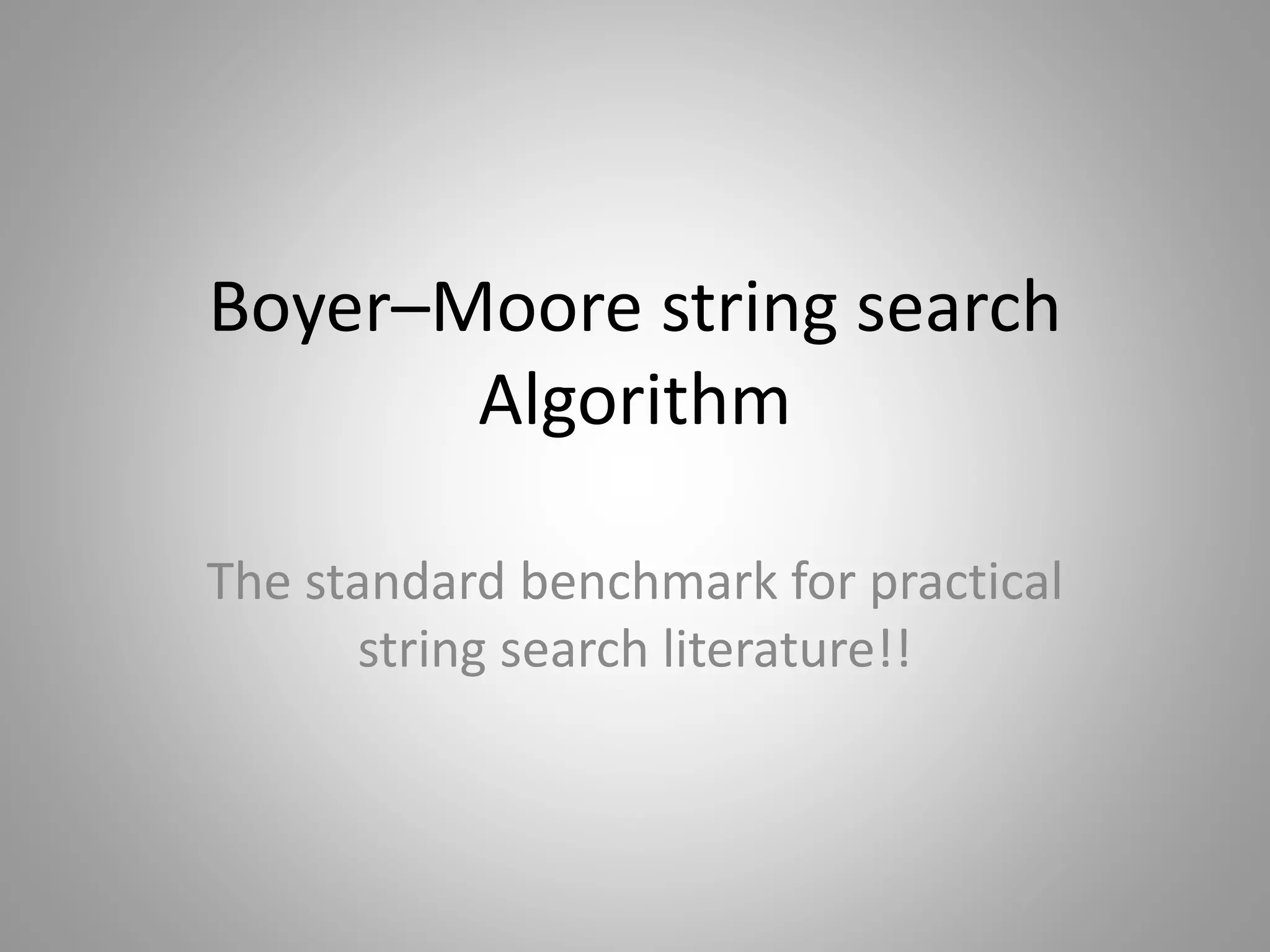 String Matching Algorithms Pattern Matching Ppt 3451