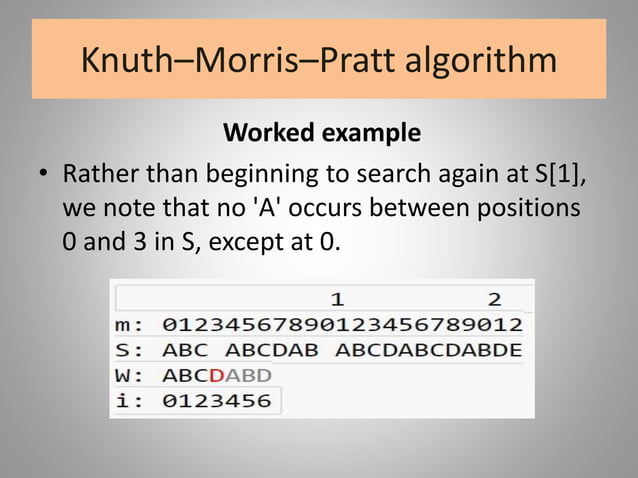 String Matching Algorithms Pattern Matching Ppt