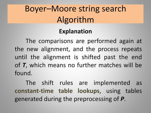 String Matching Algorithms Pattern Matching Ppt