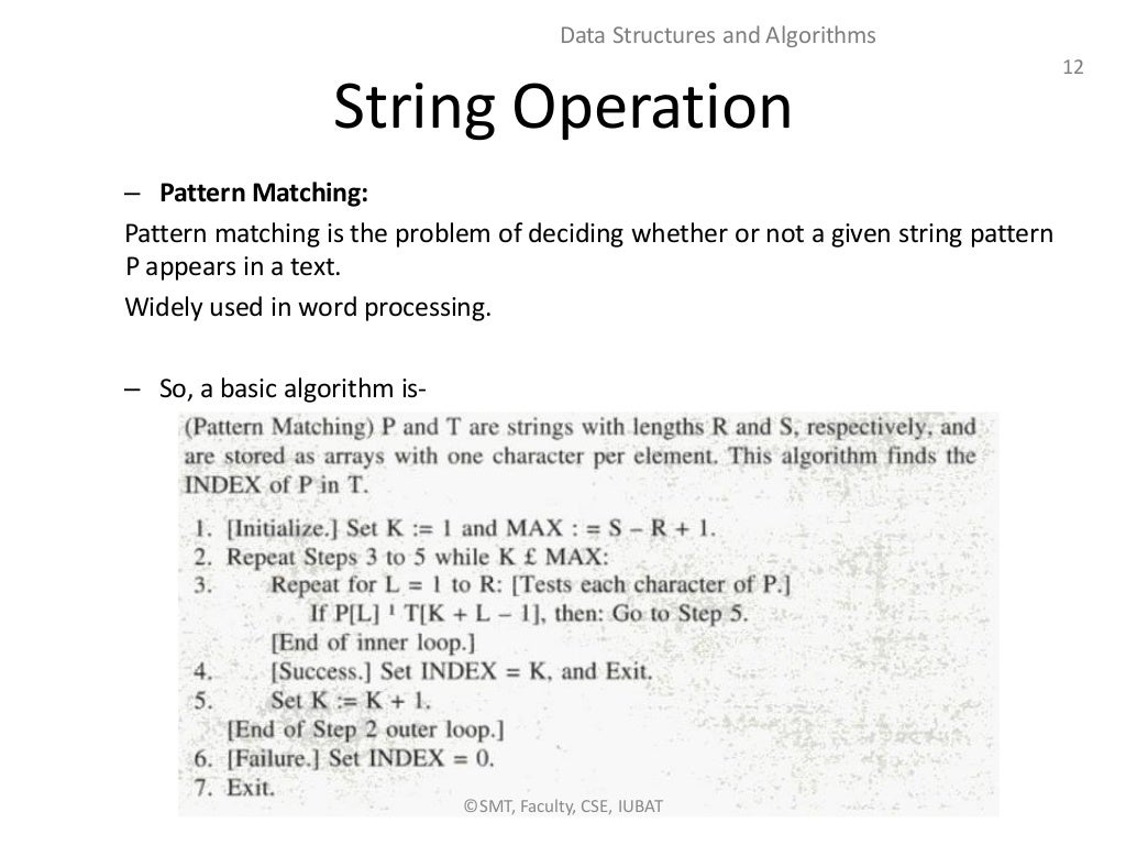String operation