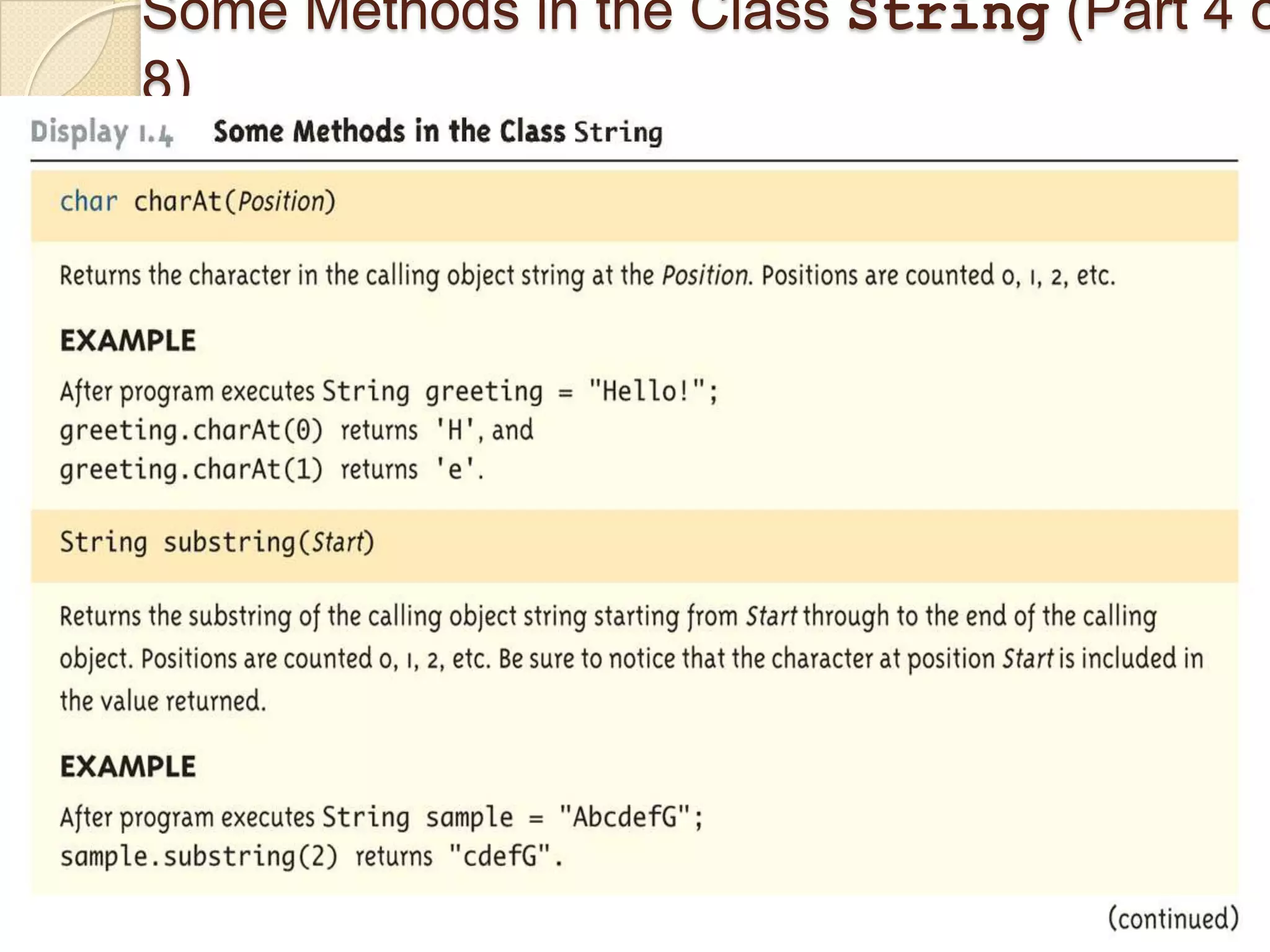 Strings in Java | PPTX