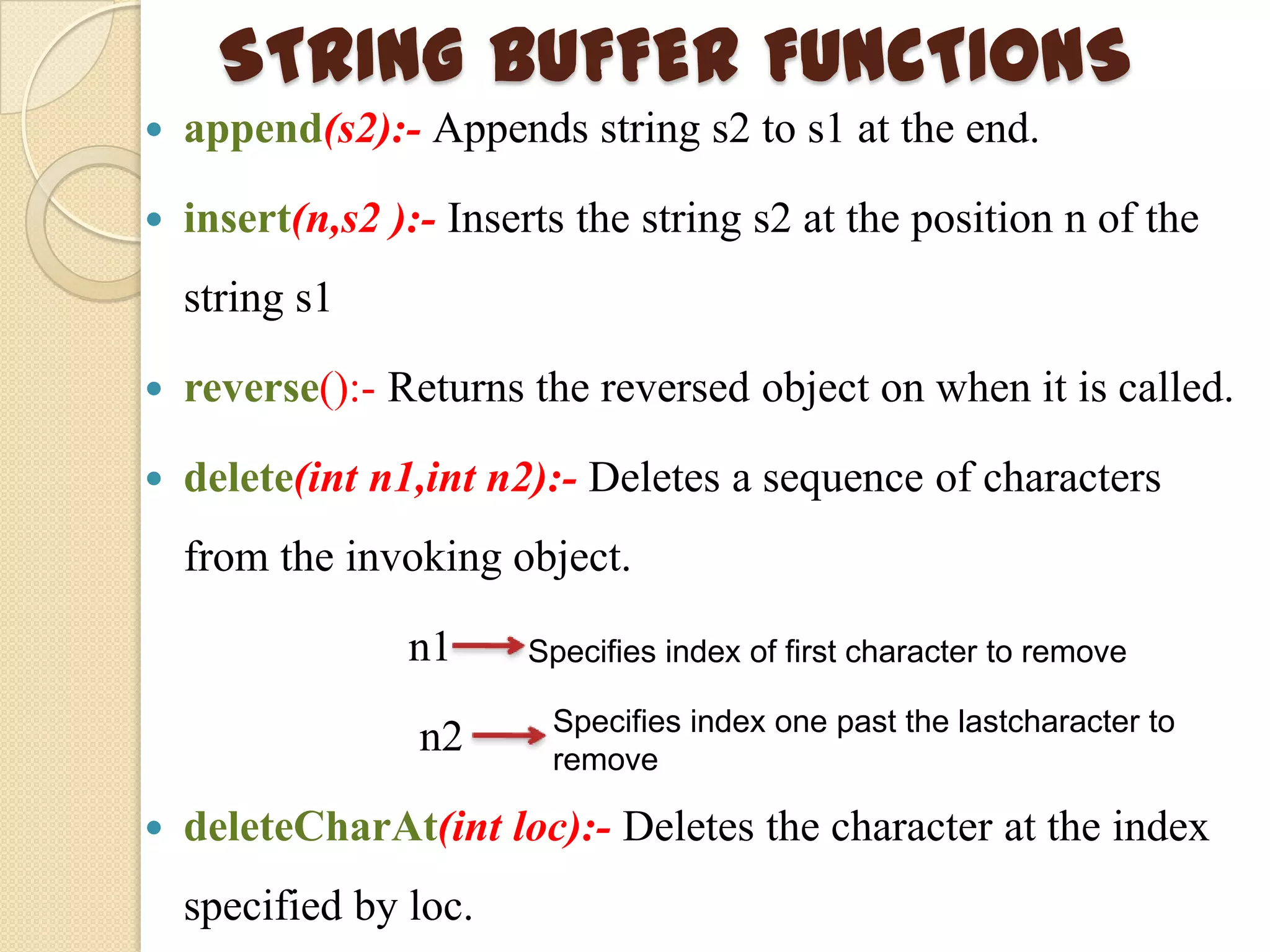 Strings in Java | PPTX