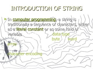 Strings | PPT