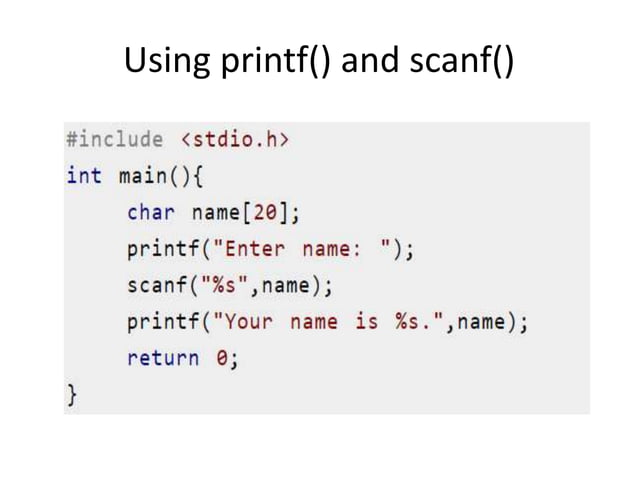 Strings in C | PPTX | Programming Languages | Computing