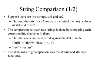 Strings CPU GTU | PPT