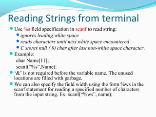Strings | PPT