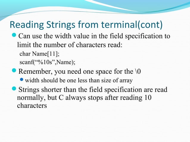 Strings | PPT