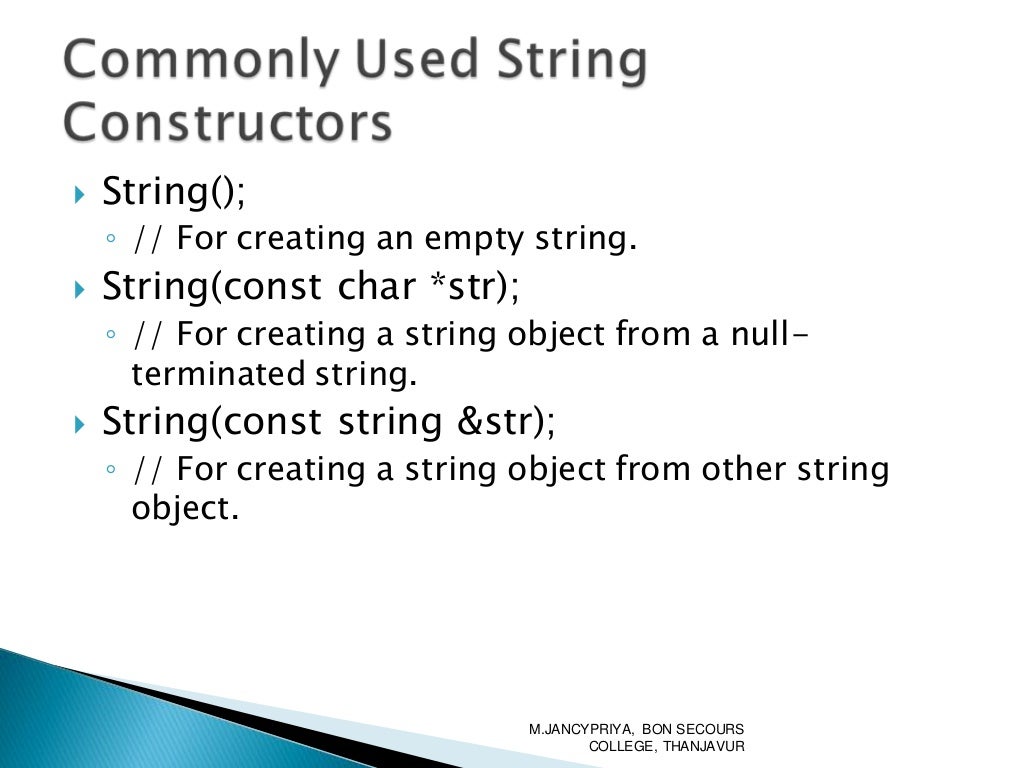 Strings