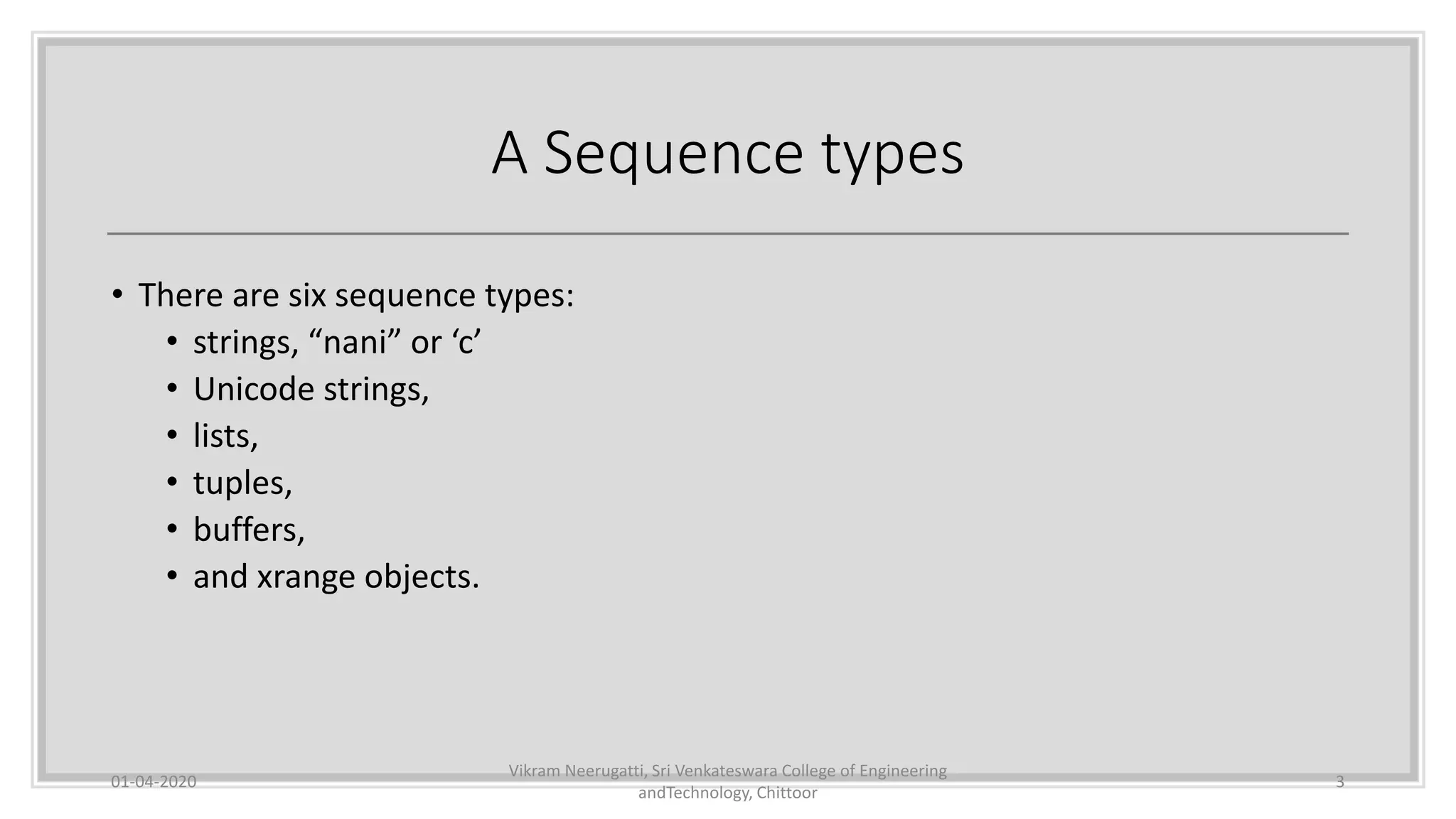 Strings In Python Ppt