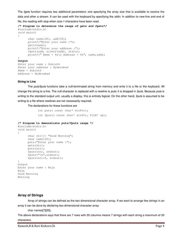 Strings-Computer programming | PDF