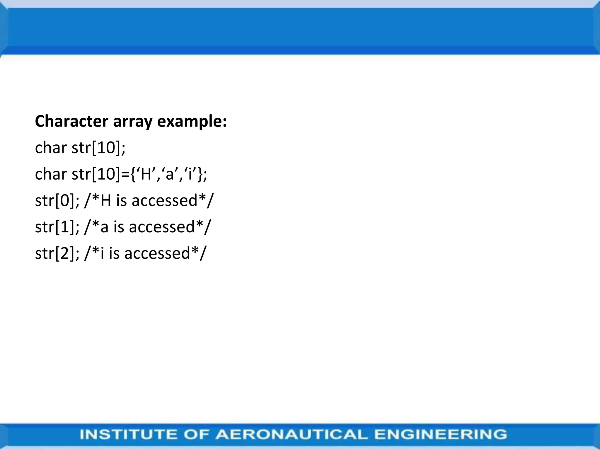 strings.ppt | Programming Languages | Computing